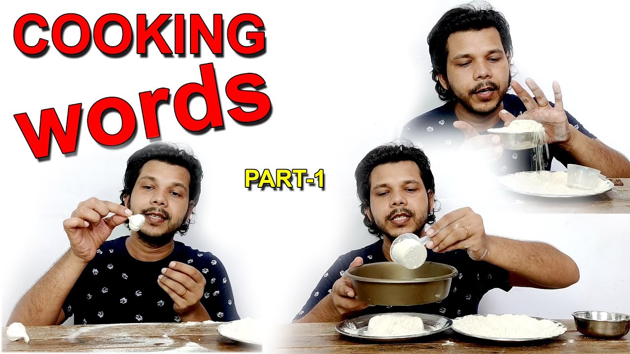 COOKING RELATED WORDS (PART-1) || LEARN ENGLISH THROUGH VLOG - YouTube