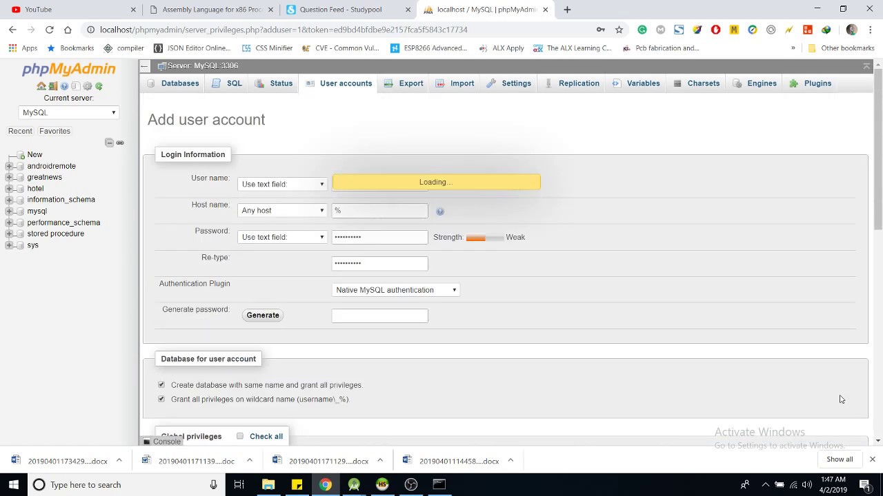 Connecting To Mysql Database On Wampserver From Any Host Computer Youtube