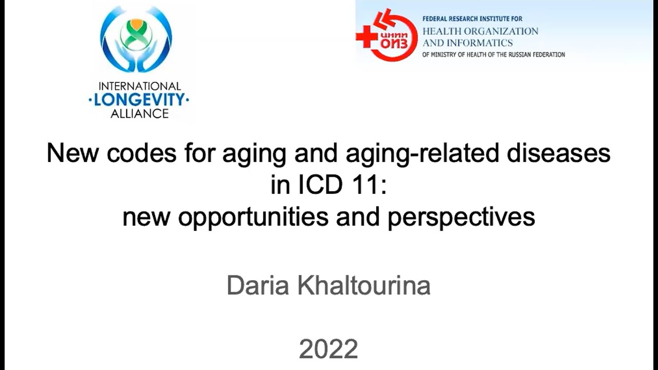International Longevity Day 2022, ILA-conference, part 2 - Daria Khaltourina - YouTube