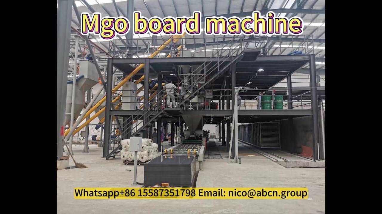 A1 Fireproof Magnesium Oxide Board Machine Mgo Board /Magnesium ...