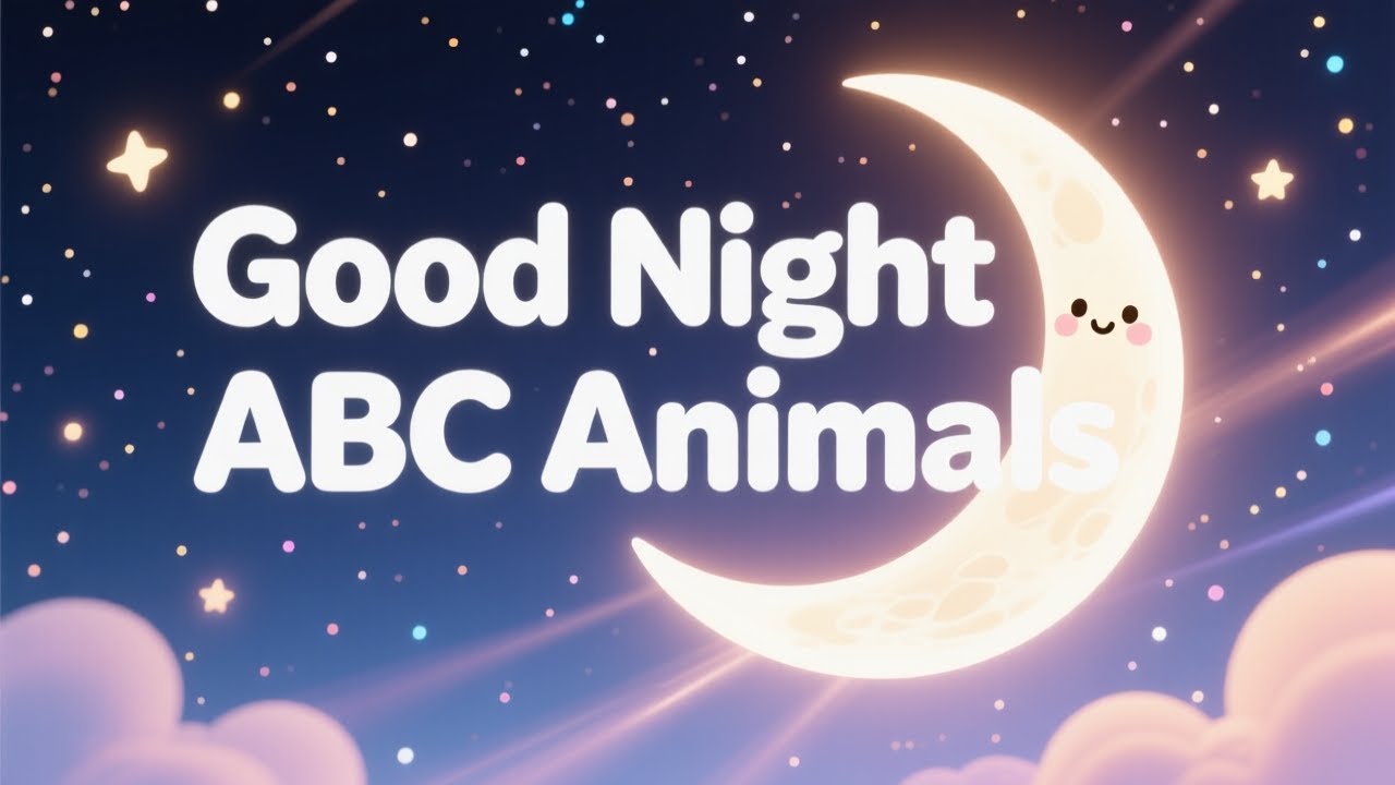 Kids Storytime Good Night ABC Animals - YouTube