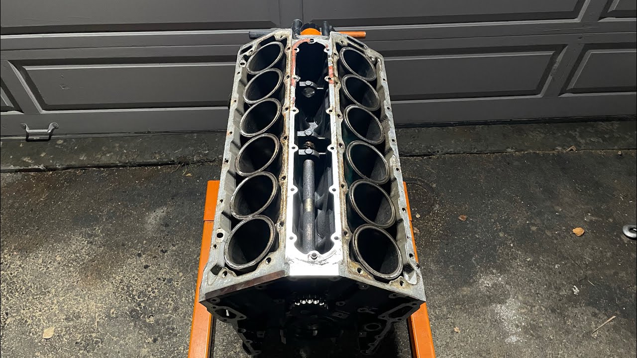Building a Jaguar V12 - Block is FINALLY Stripped! (Part 3) - YouTube
