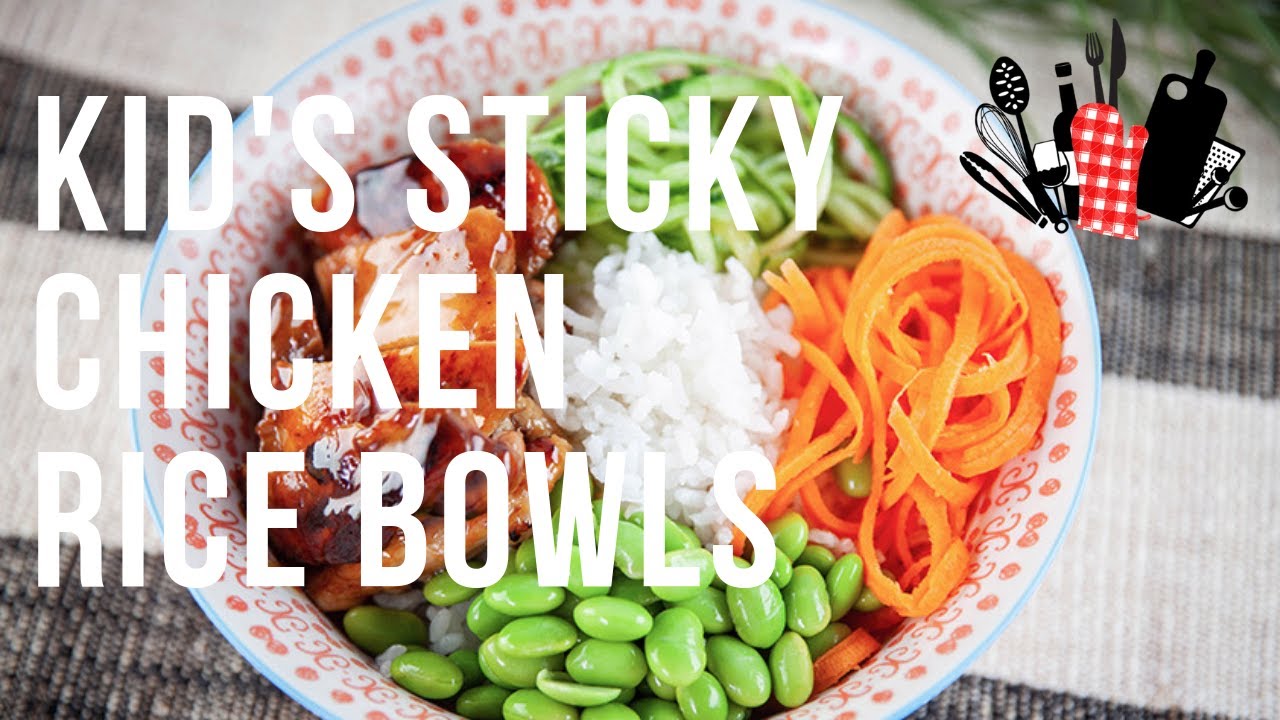 Kid's Sticky Chicken Rice Bowls | Everyday Gourmet S9 EP39 - YouTube