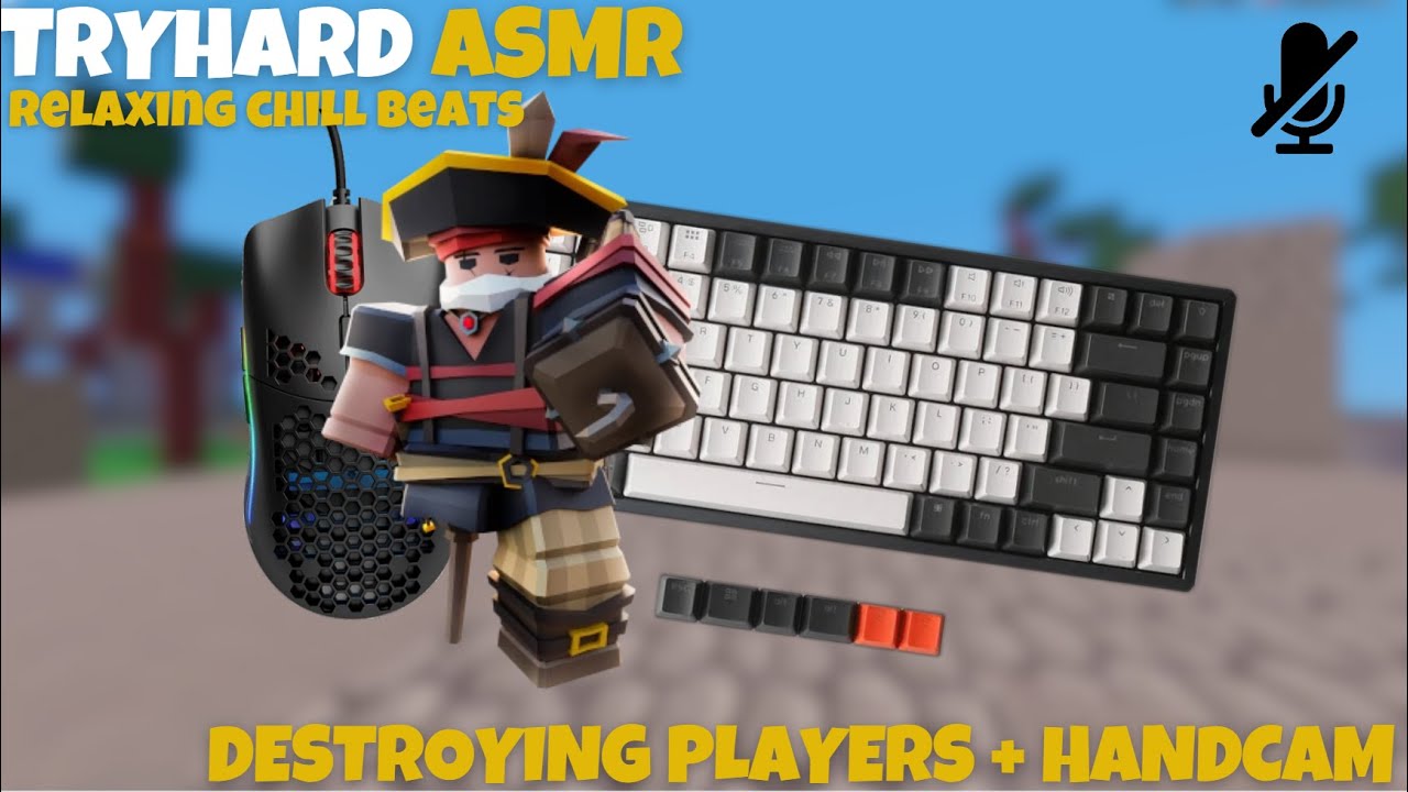 Keyboard & Mouse Sounds + Handcam [Roblox Bedwars ASMR] - YouTube