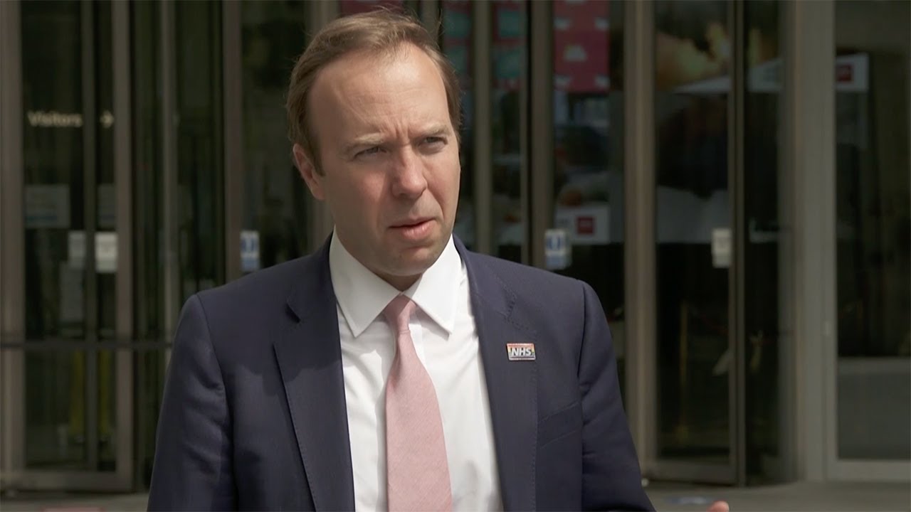 Matt Hancock urges George Floyd protesters to 'follow social distancing ...