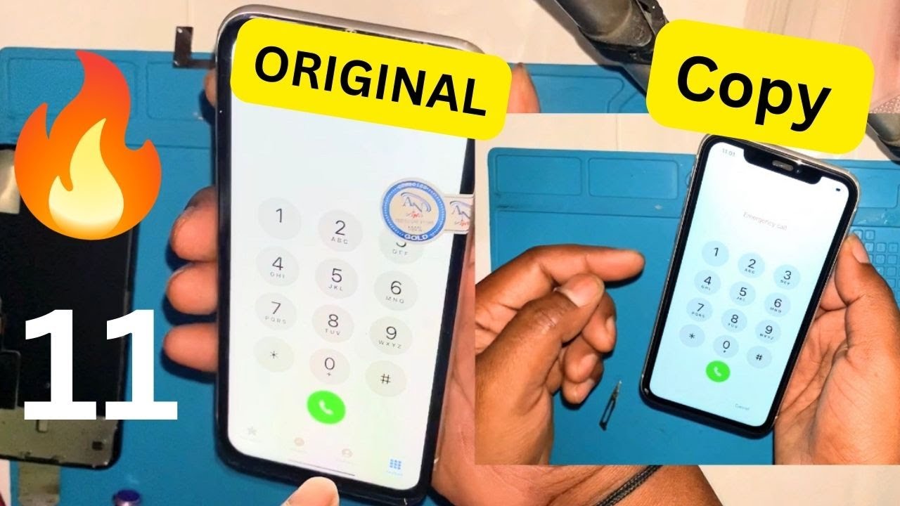 "iPhone 11 Screen: Real vs Fake! The Shocking Truth Revealed!" - YouTube