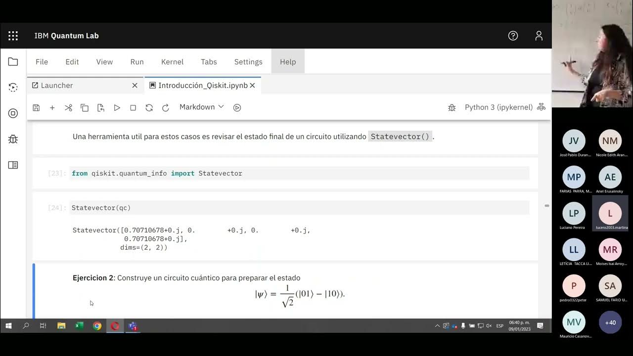 Lunes|Taller de Introducción a Qiskit - YouTube