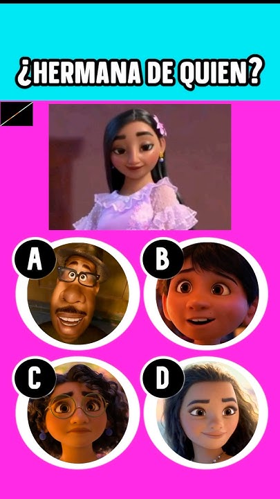 Adivina El Personaje de Disney por su Hermana #shorts #disney - YouTube