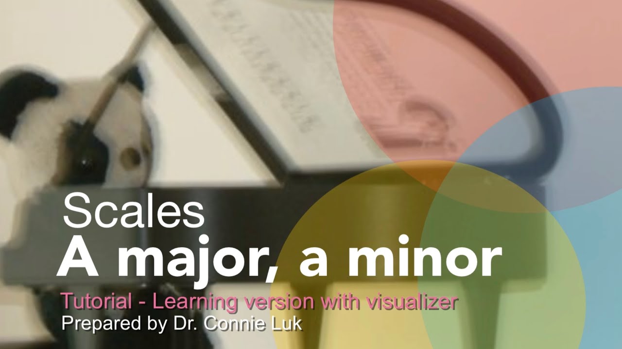 Scales | A major, a minor | Tutorial - Learning/Gaming version at 80 ...