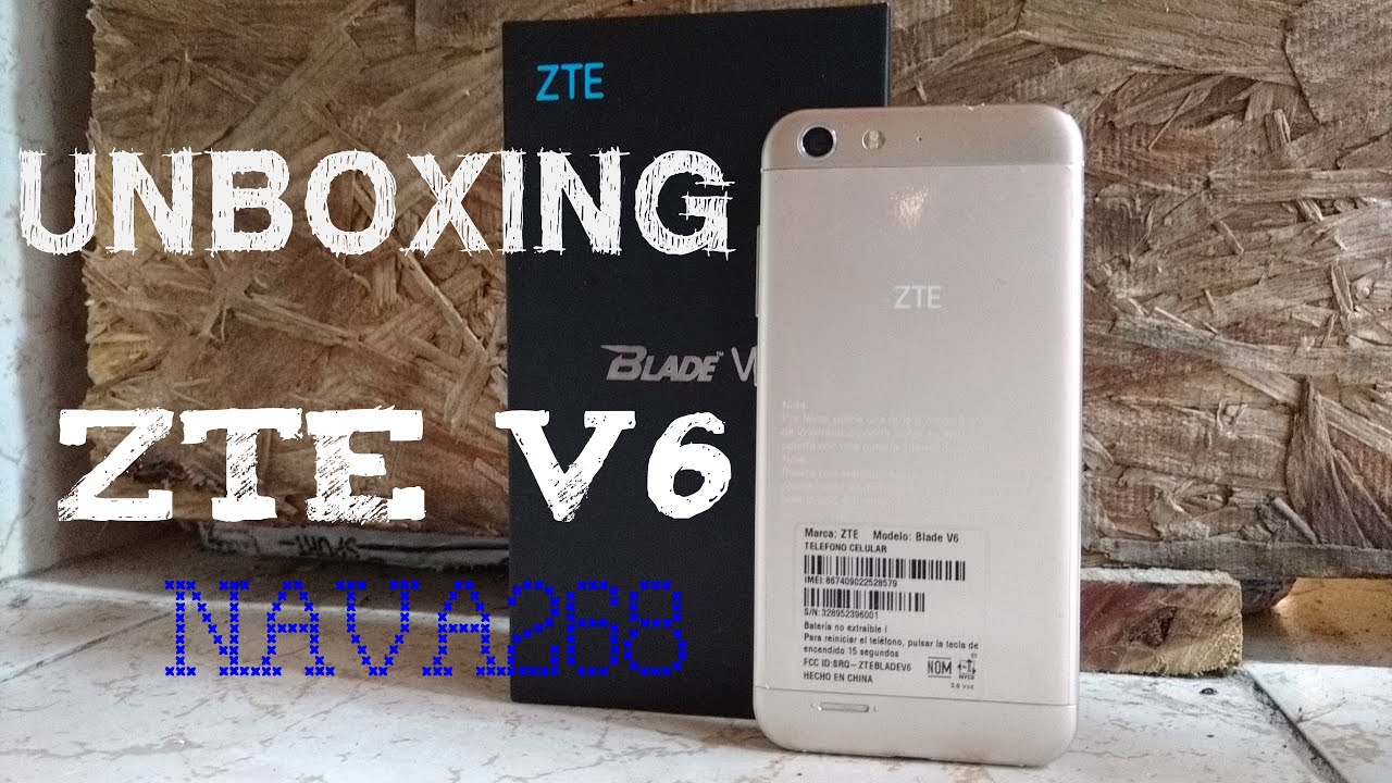 Unboxing ZTE Blade V6 Dorado - YouTube