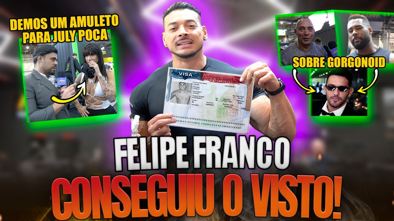 FE FRANCO ENFIM CONSEGUIU O VISTO! FE MARQUES E VICTOR LELIS SOBRE ...