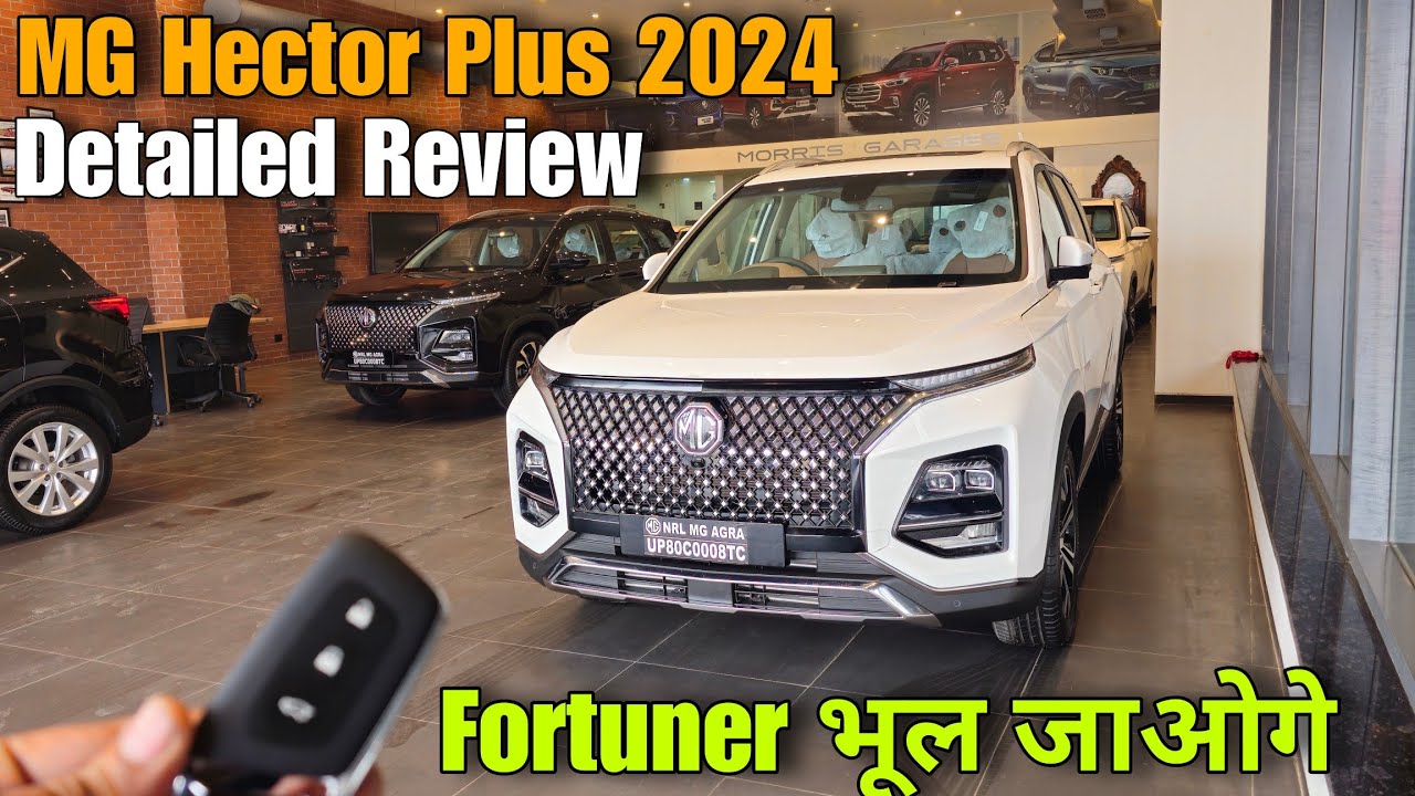 New MG Hector Plus 7 Seater Facelift 2024 - Detailed Review - YouTube