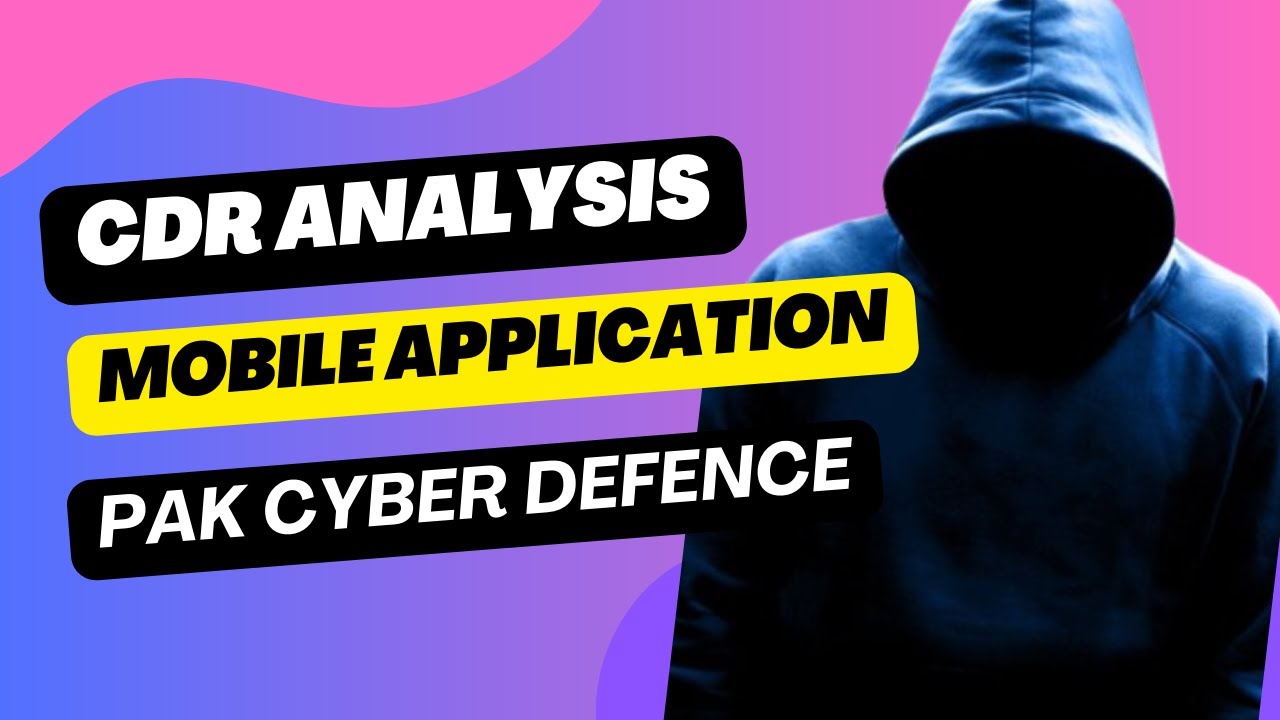 CDR Analysis Mobile App || Call Details Records Analysis Complete ...