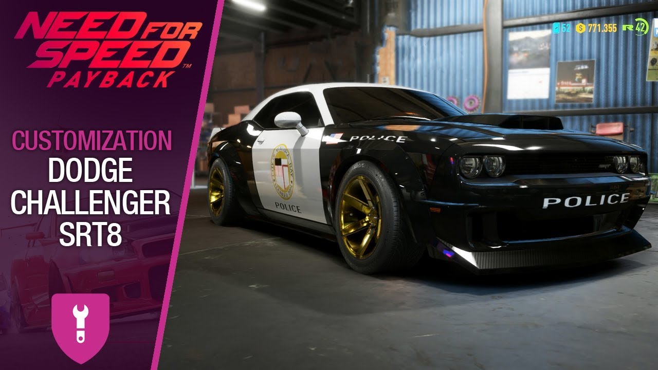 NFS Payback - Customization: Dodge Challenger SRT8 - YouTube