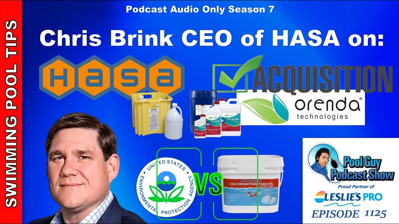 HASA CEO Chris Brink on Non-EPA Approved Chlorine, HASA Acquiring ...