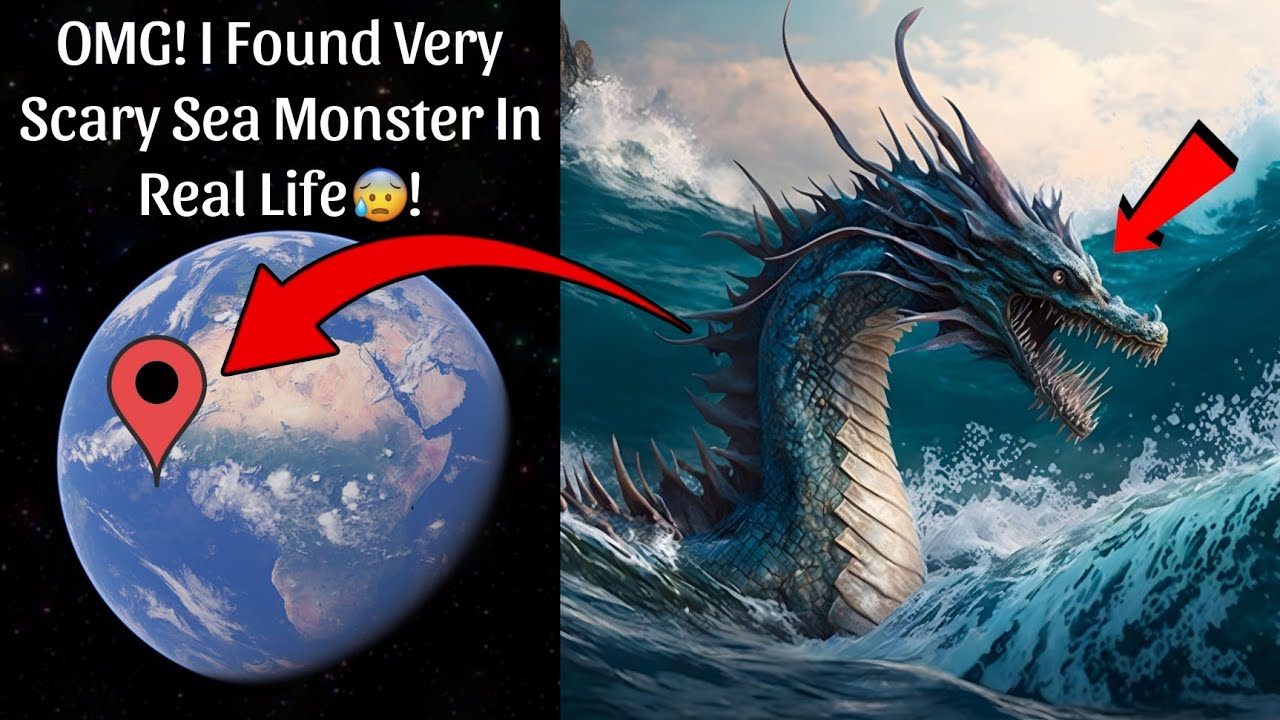 I Found Very Scary Sea Monster In Real Life On Google Earth And Google ...