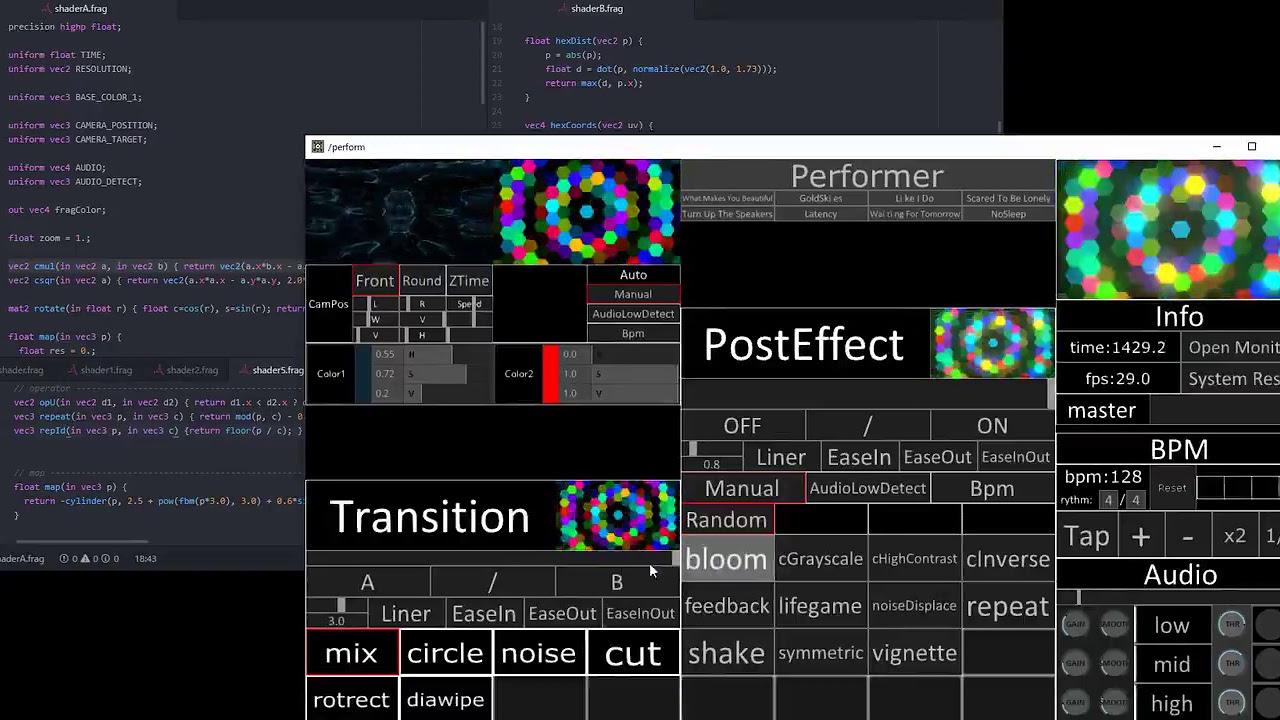 LiveCoding VJ System - YouTube