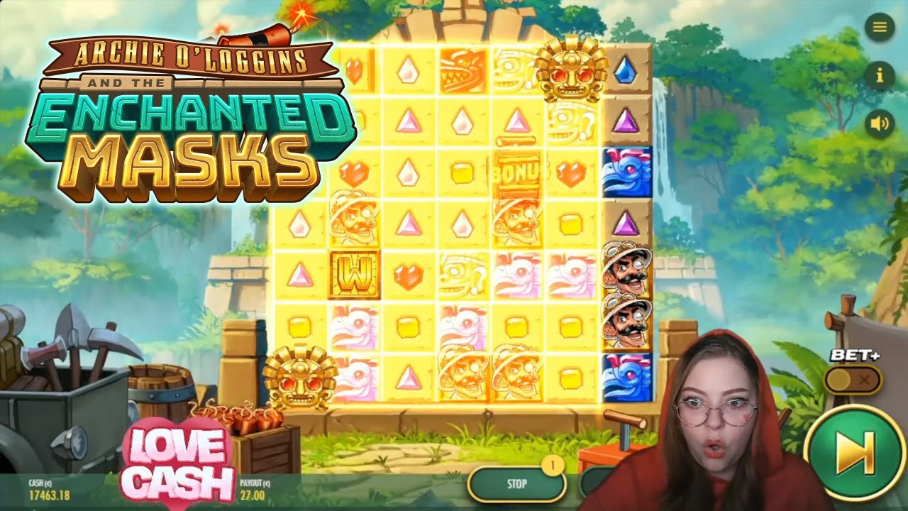 Jungle Jackpot! 553X Win on Archie O’Loggins and the Enchanted Masks ...