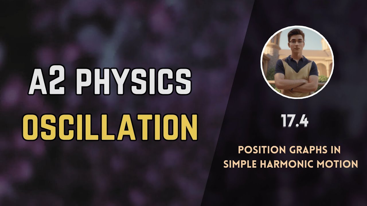 17.4 Position graphs in simple harmonic motion | Oscillation | A2 level ...
