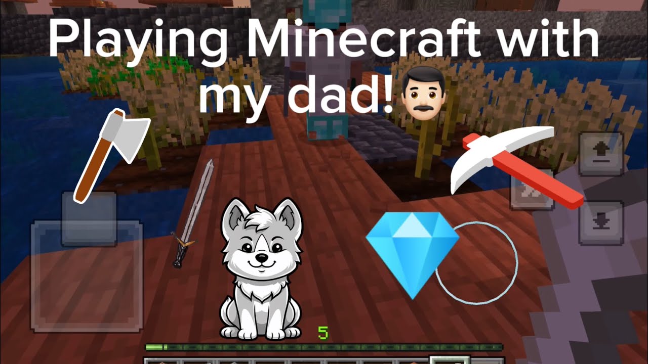 Checking out the wolf update with my dad in Minecraft! - YouTube