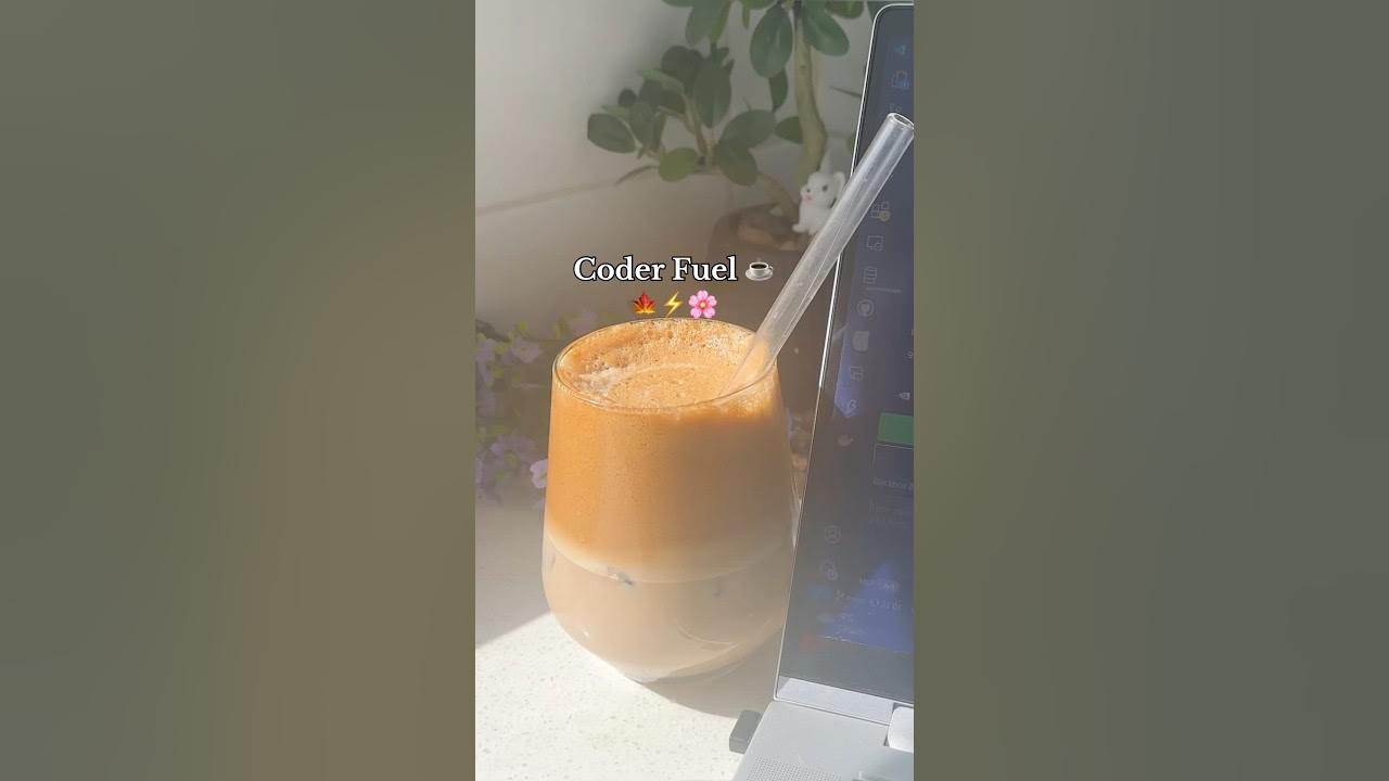 What I Eat as a Coder: Coffee That Boosts My Code ☕️ (JK...Maybe) #cute#coffee#shorts#coder ...