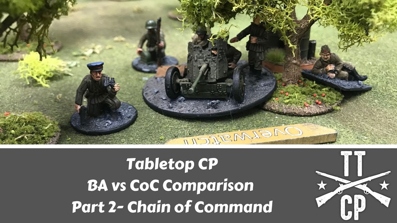 Tabletop CP: BA vs CoC Comparison Part 2- Chain of Command - YouTube