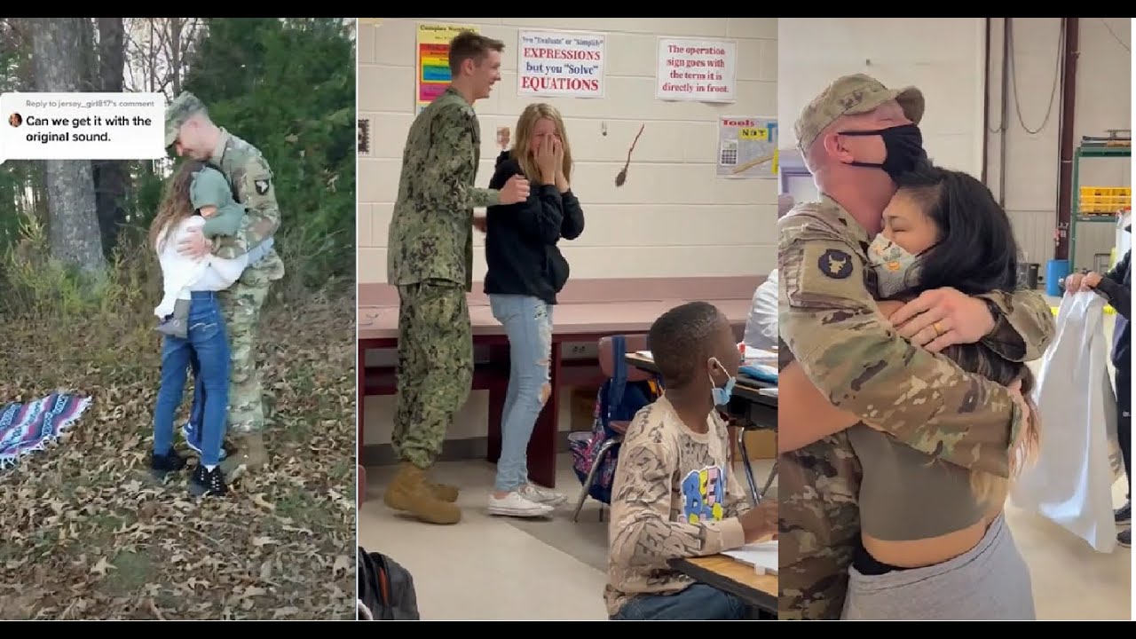 Soldiers Coming Home Complilation #4 Our Soldier Returns Home and ...