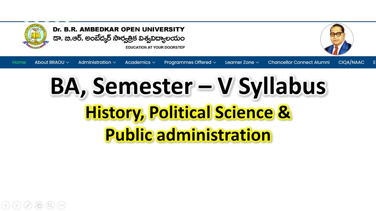Open Degree BA syllabus All subjects Semester- 5 # ...