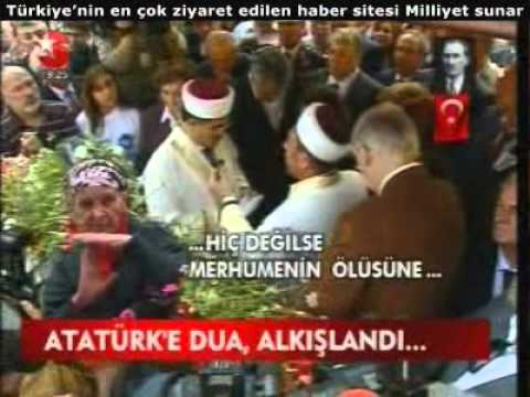 Atatürk'e dua, alkışlandı...