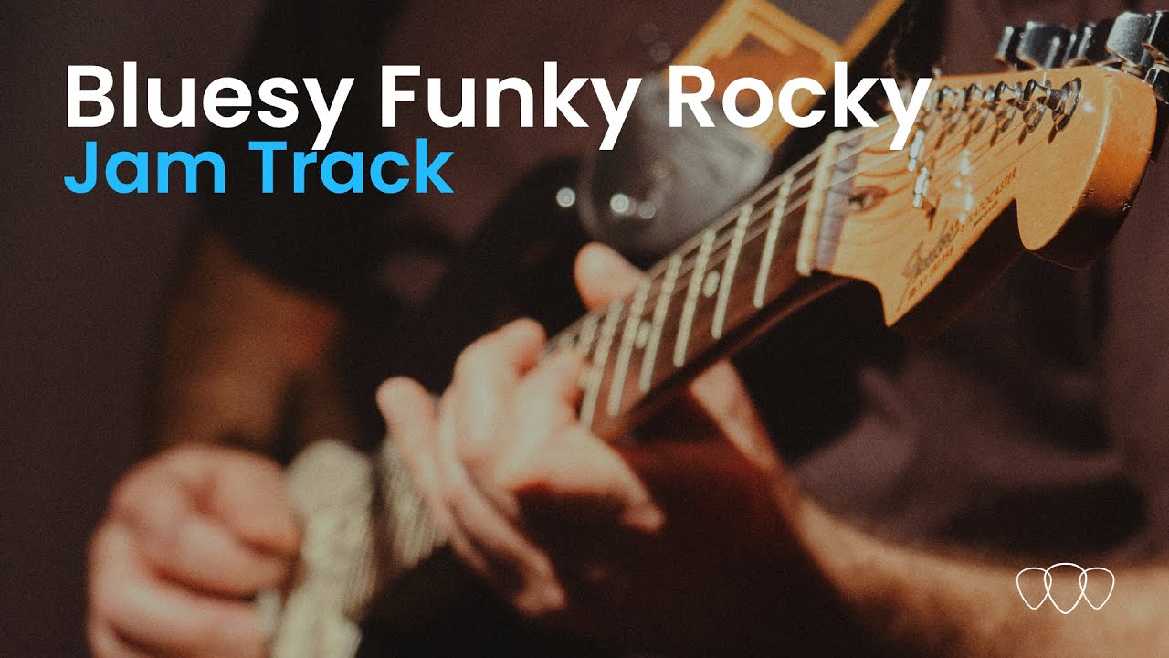 Bluesy Funky Rocky Guitar Backing Track in Am | Guitar Jam Track - YouTube