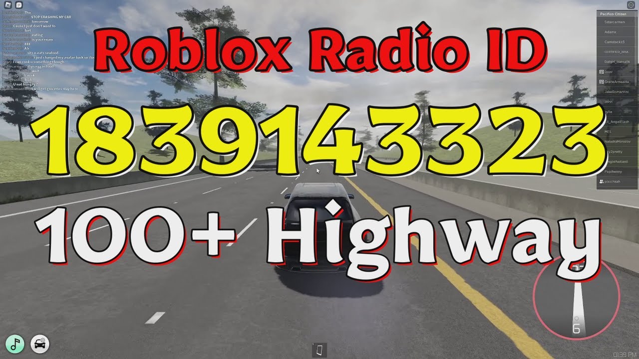 Highway Roblox Radio Codes/IDs - YouTube