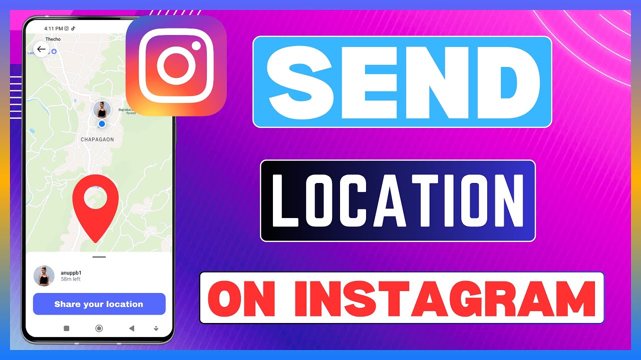 How To Send Location On Instagram | Send Live Location In Insta DMs ...