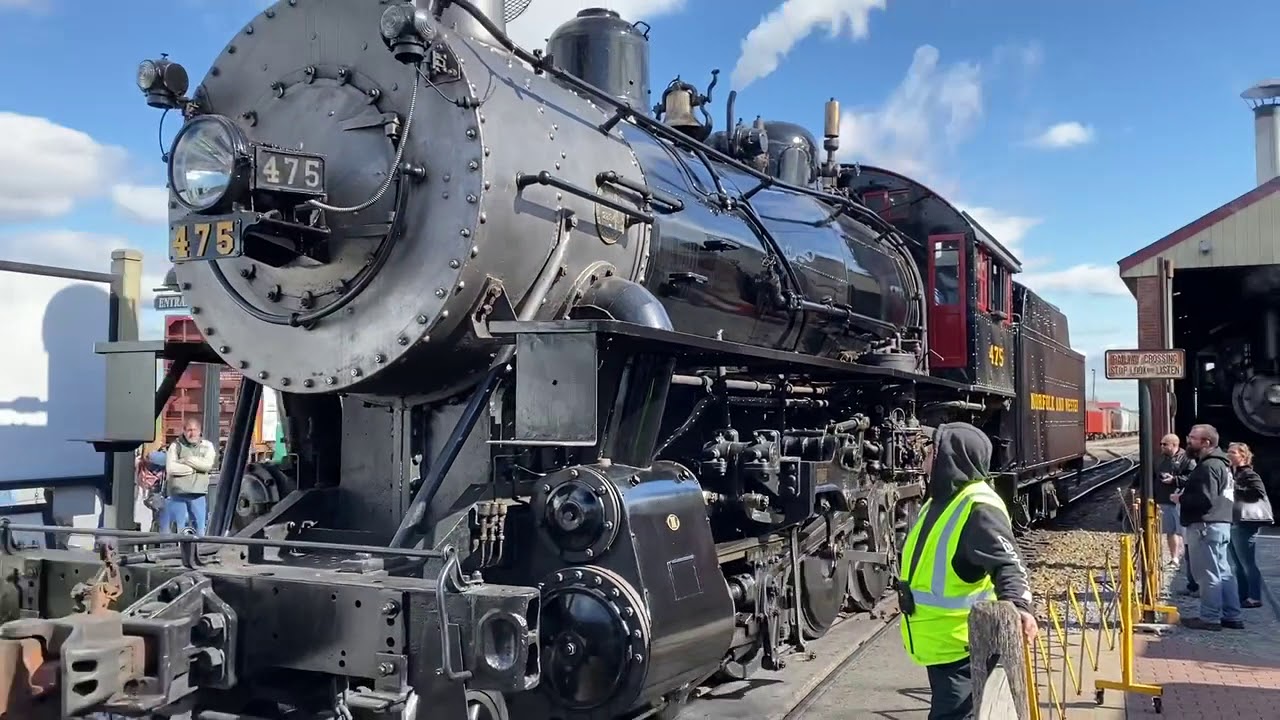 N&W 475 at Strasburg Railroad - YouTube