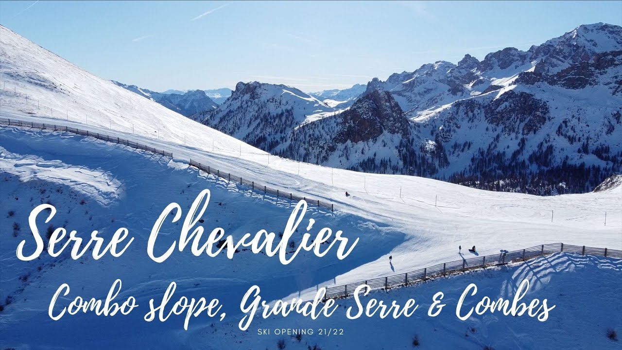 Serre Chevalier | Ski lifts Grande Serre & Combes | Top to Bottom ...
