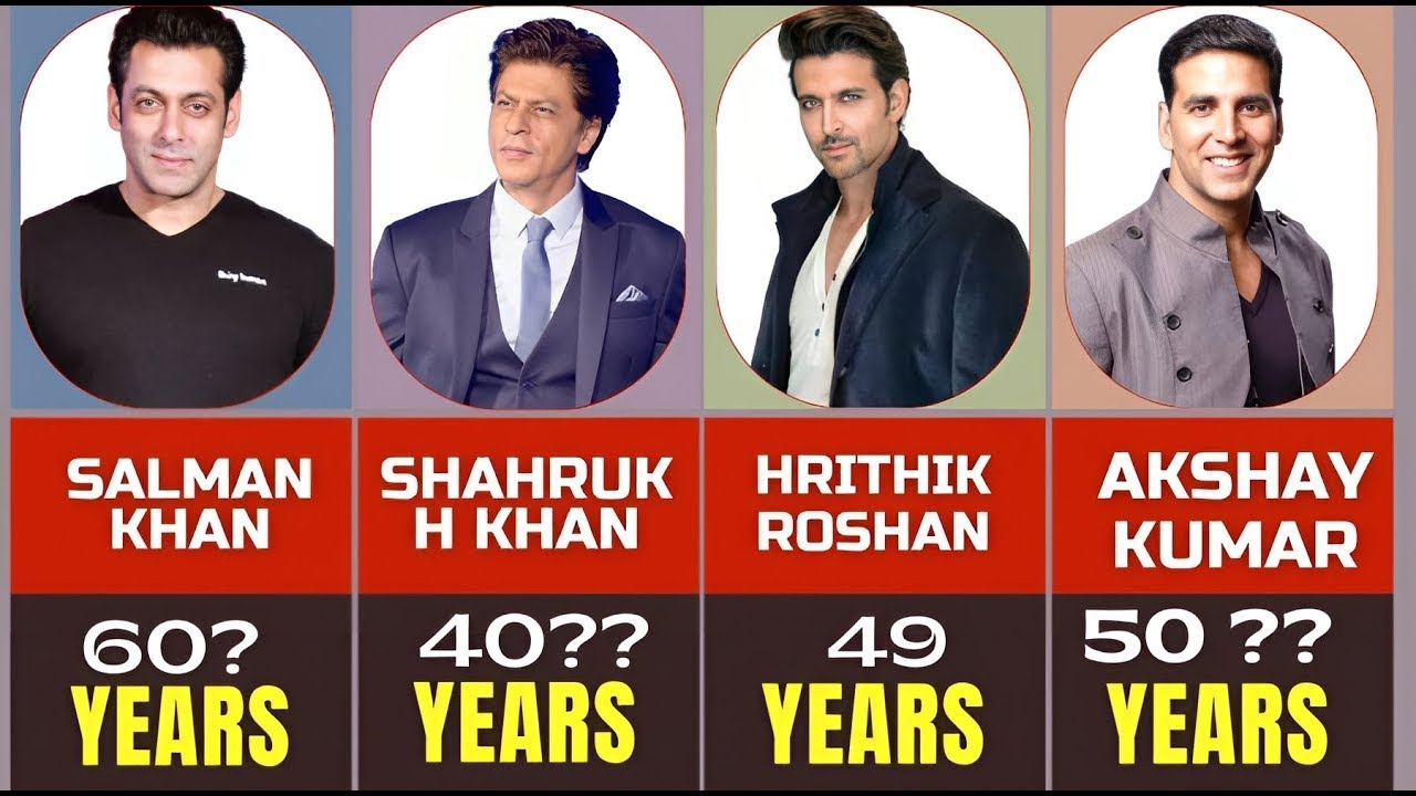 Indian Film Stars Who Crossed the Age of 40 Bollywood actor age ...