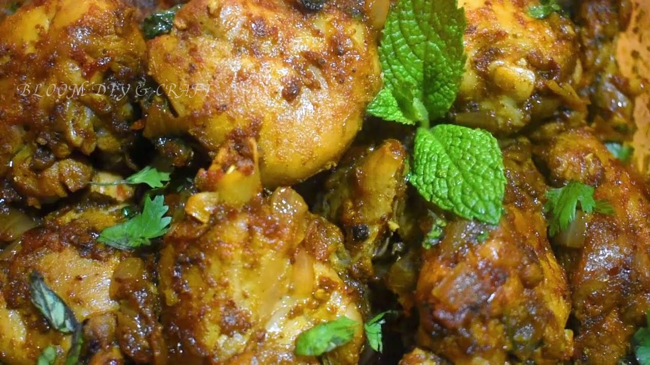 സ്‌പൈസി ചിക്കൻ റെസിപ്പി|EASY CHICKEN VARATTU||CHILI FLAKES MASALA ...