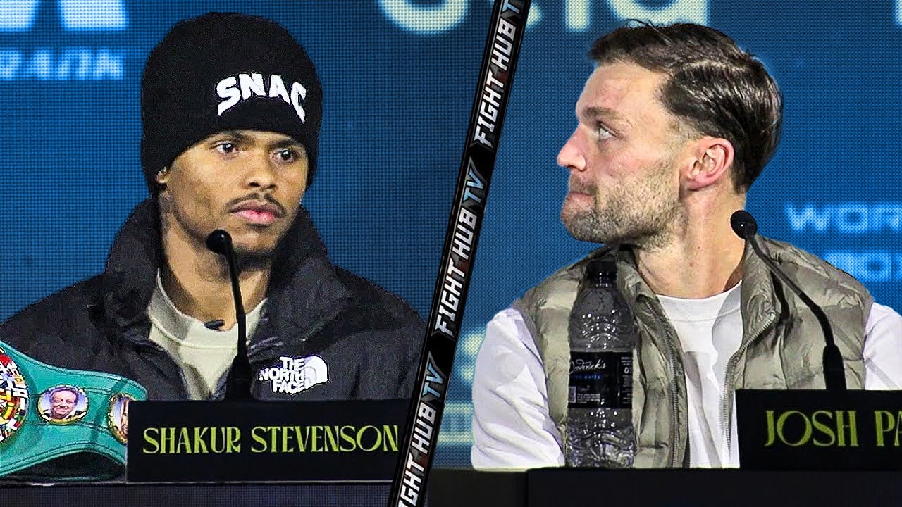 Shakur Stevenson vs Josh Padley - Full Final Press Conference & Face ...