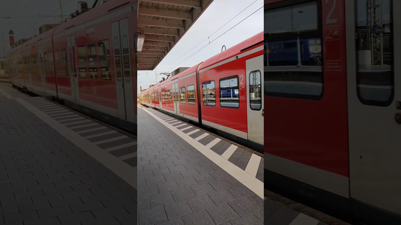 From the window of a German train. - YouTube