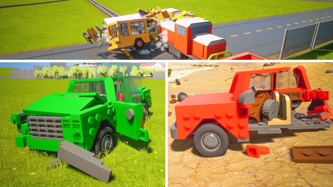 Softbody Cars Crash Testing | Brick Rigs - YouTube