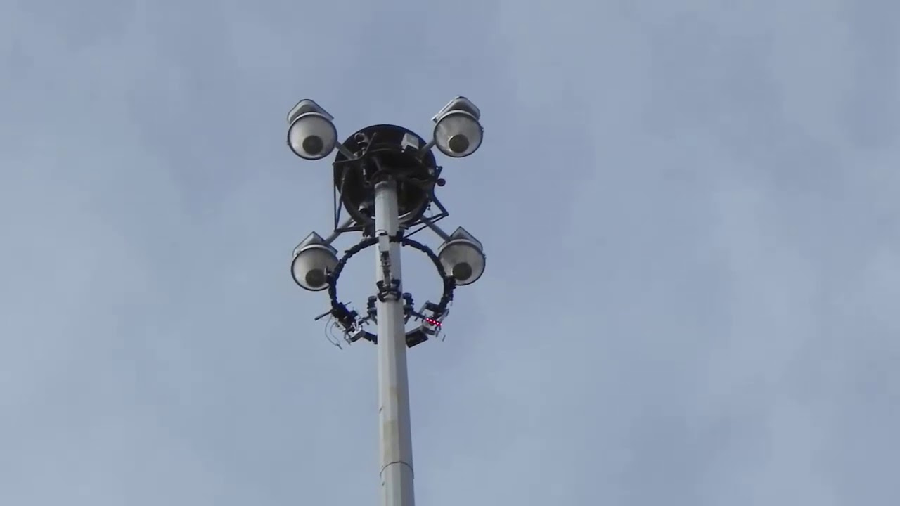 High Mast Light Pole Inspection Service - Field Inspection - YouTube