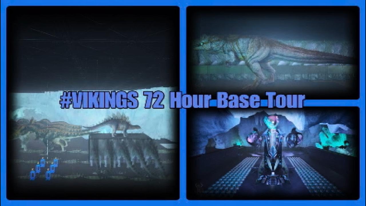 Ark ASA | #Vikings | 72 Hour Base Tour - YouTube