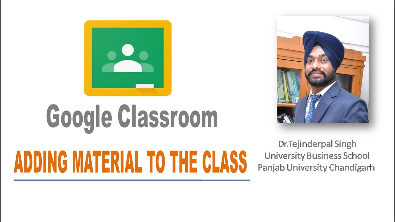 Google Classroom : How to Add Class Material to Google Classroom ...