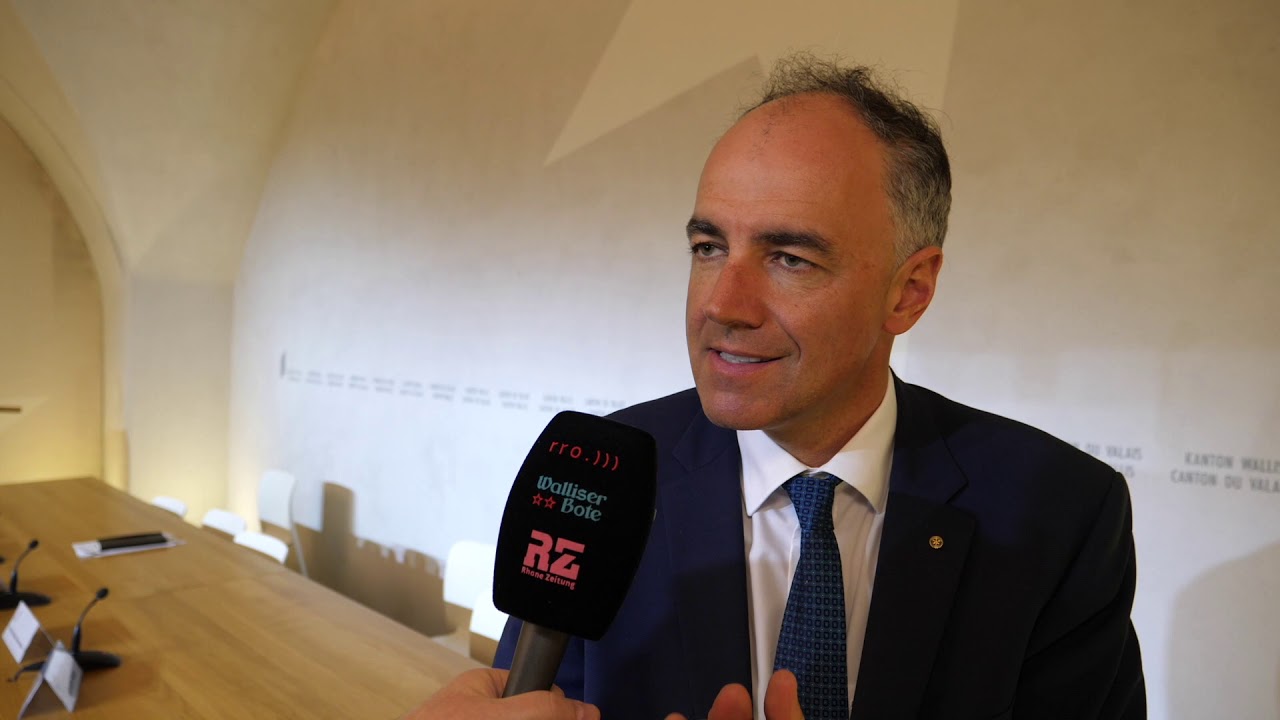 Christophe Darbellay, zum Massnahmenpaket in seinem Departement - YouTube