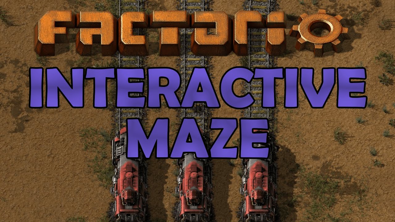 Factorio Interactive Maze - Choose Your Path To Safety! - YouTube
