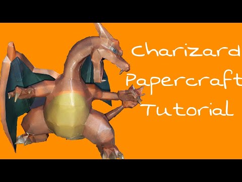 Como Hacer Un Papercraft de Charizard |How to Make a Charizard Papercraft | AlanPapers