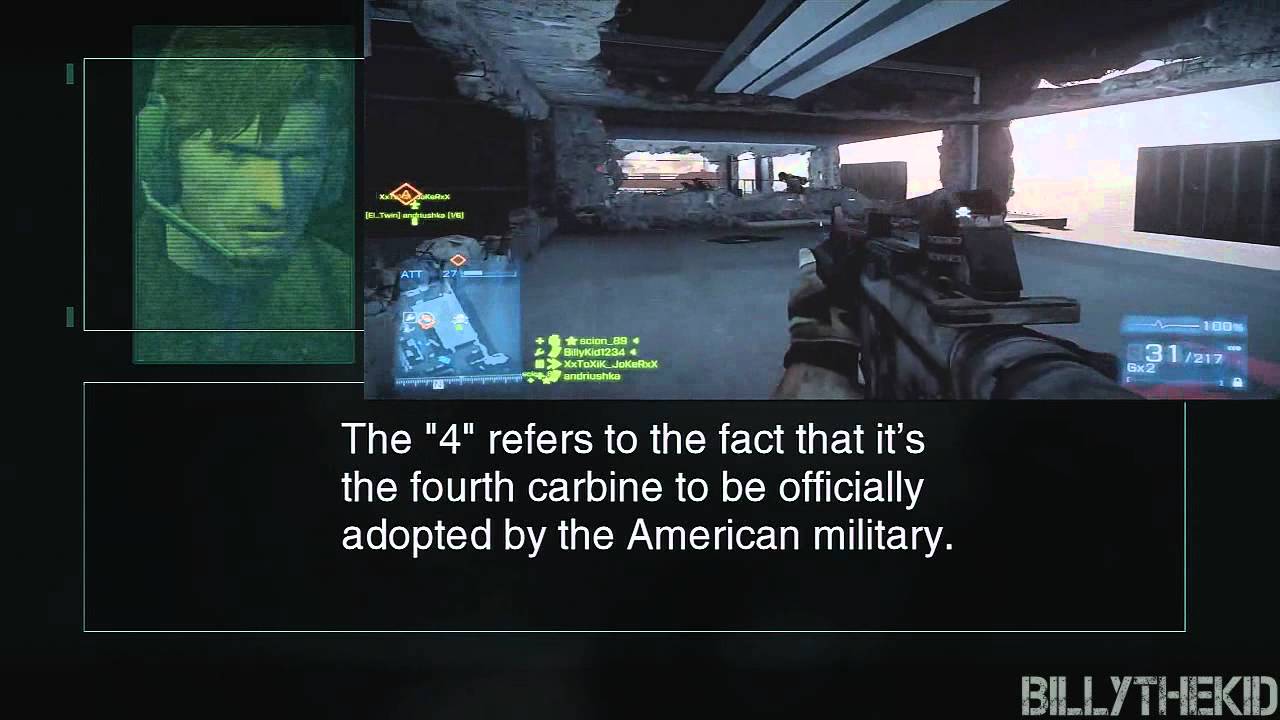 Solid Snake & Otacon's Battlefield Guide - Episode 2: M4 Carbine - YouTube