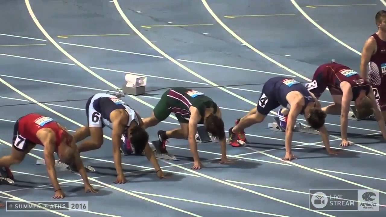 Mens U20 100m - Perth Track Classic - YouTube