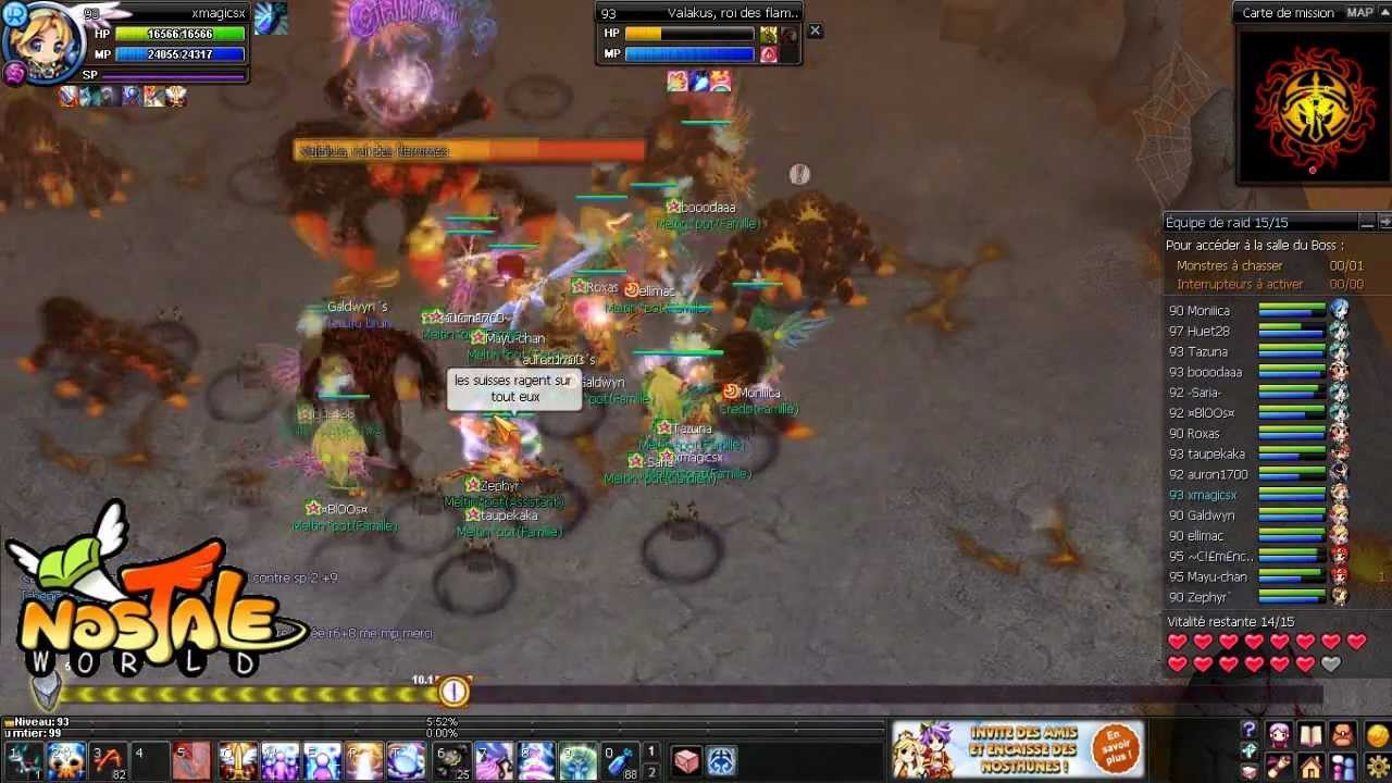 [NosTale] Raid Valakus - xmagicsx - Nostale-World.fr - YouTube