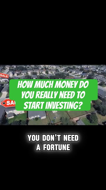 💰 How Much Money Do You REALLY Need to Start Investing? (Beginner’s Guide) #financialfreedom ...