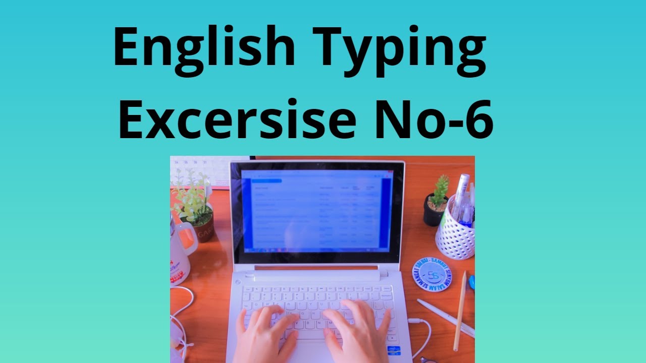 How To Learn English Typing At Home in GCC-TBC Government Typing Type ...